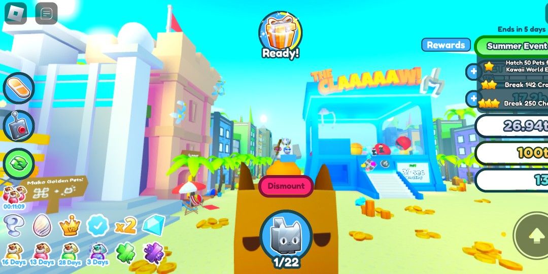 Roblox pet simulator x titanic capybara, 其他, 其他 - Carousell