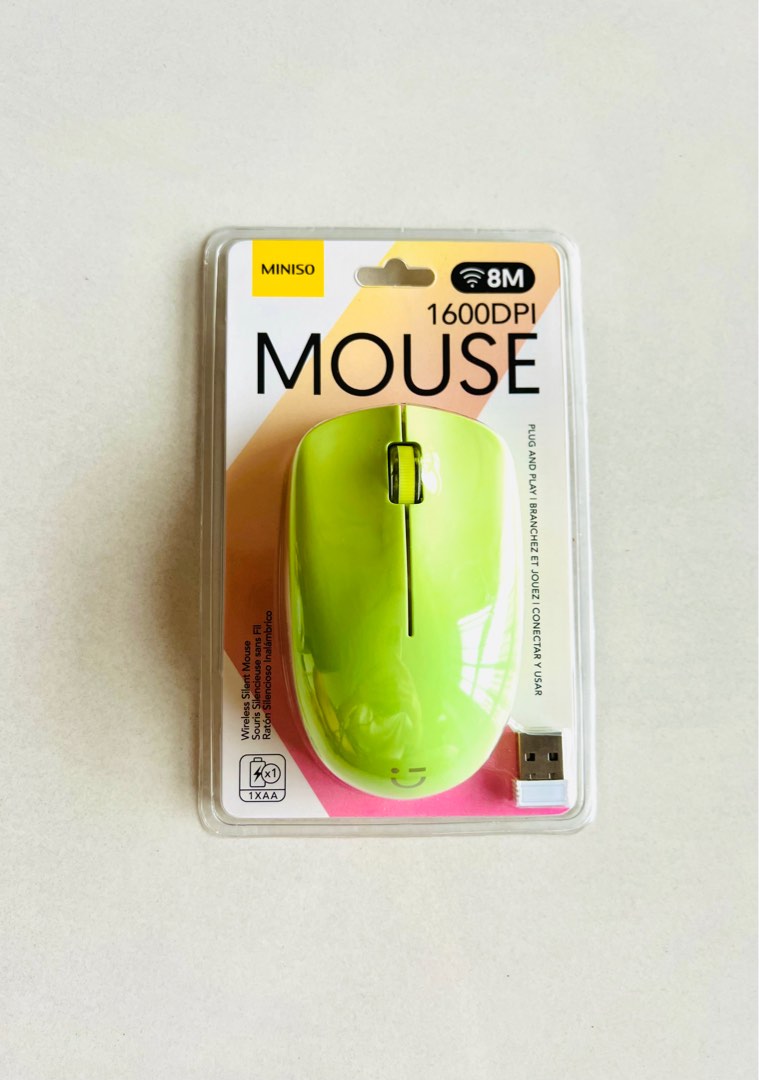 *RP $11.90* MINISO Macaron Wireless Silent Mouse, Computers & Tech ...