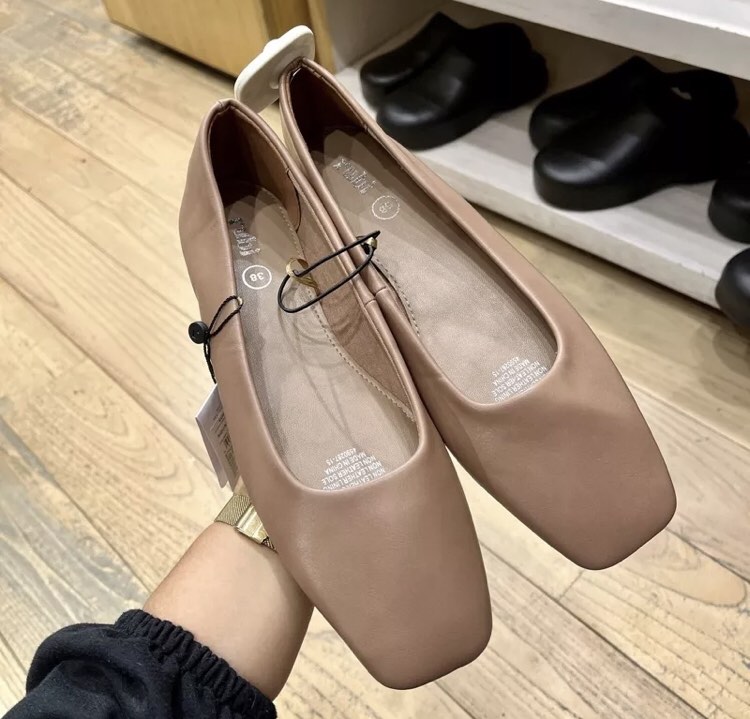 Rubi toe ballet new flatshoes original brown, Fesyen Wanita, Sepatu di ...