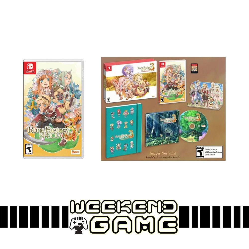 Rune Factory 3 Special Standard/Golden Memories Edition //Switch//, Video Gaming, Video Games ...