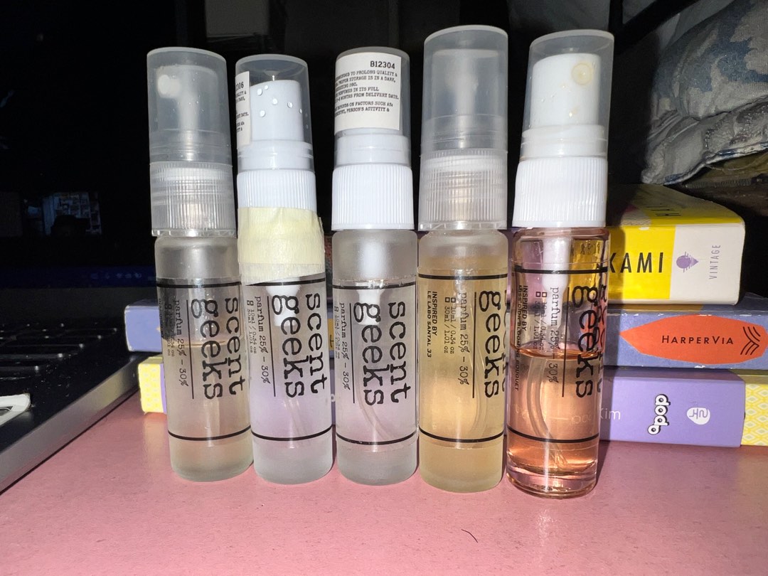 Scent Geek Perfume (Take all with Freebies!!) on Carousell