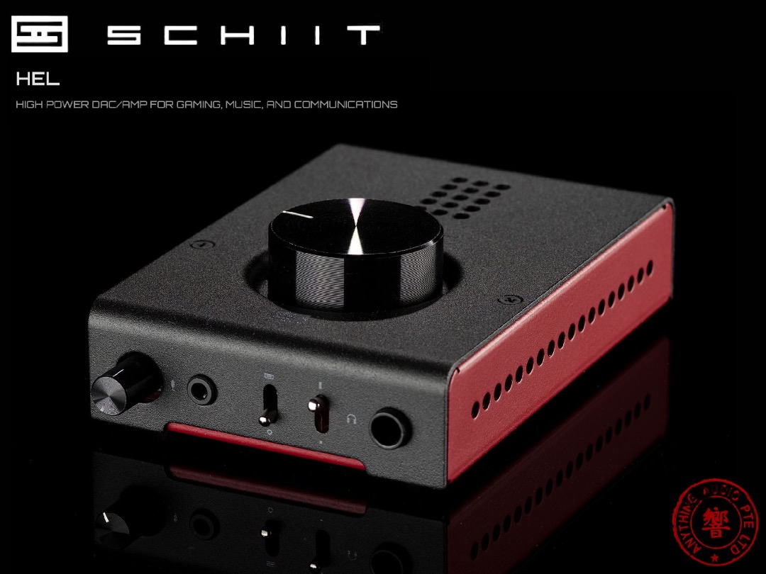 SCHIIT HEL 2E HIGH POWER DAC/AMP FOR GAMING, MUSIC, AND COMMUNICATIONS ...