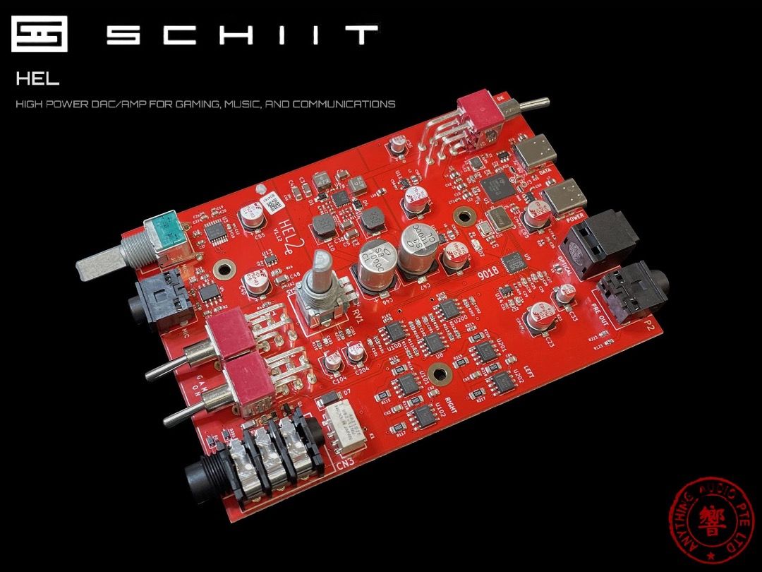 SCHIIT HEL 2E HIGH POWER DAC/AMP FOR GAMING, MUSIC, AND COMMUNICATIONS ...