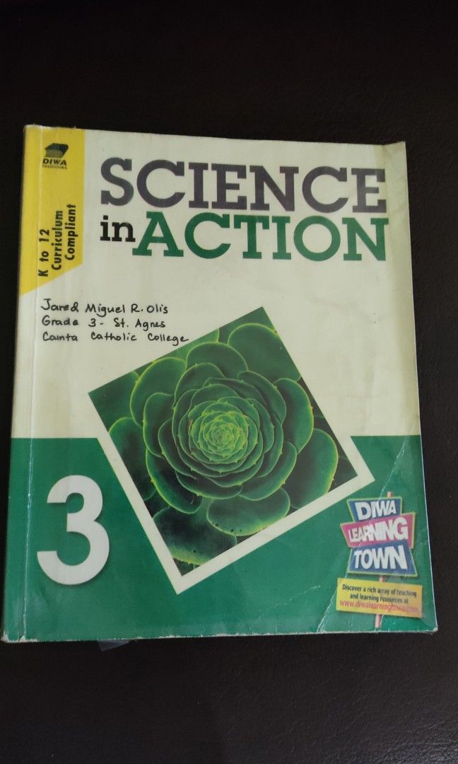 Science in Action 3 (Diwa) Grade 3 Book, Hobbies & Toys, Books & Magazines, Textbooks on Carousell