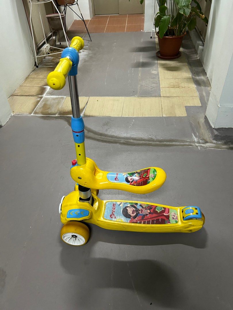 Scooter with seats and leg rest, Sports Equipment, Sports & Games ...