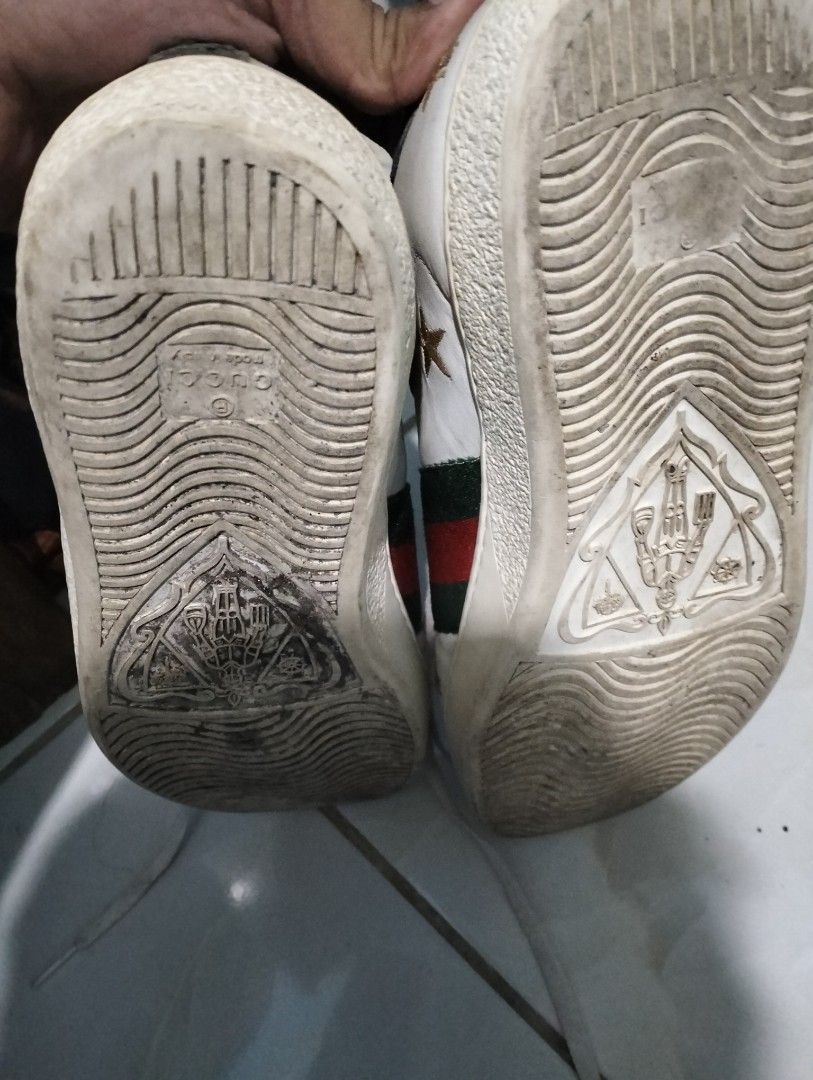 Sepatu Gucci Tawon, Fesyen Pria, Sepatu , Sneakers di Carousell