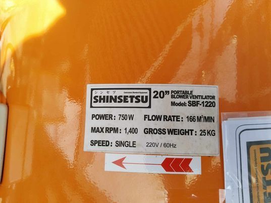 Shinsetsu Portable Metal Blower w/5m Ducting on Carousell
