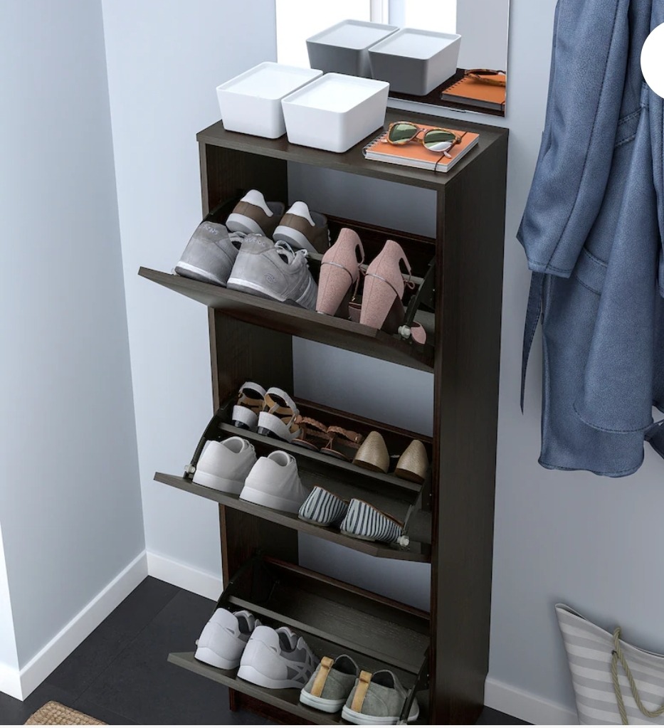 Shoe Rack Bissa IKEA, Furniture & Home Living, Furniture, Shelves ...