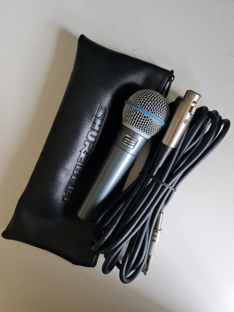Shure Beta 58, Audio, Microphones on Carousell