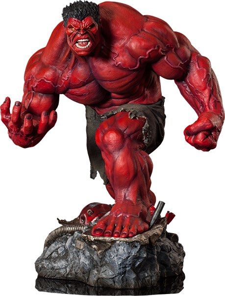 Sideshow Red Hulk premium format exclusive, Hobbies & Toys, Toys ...