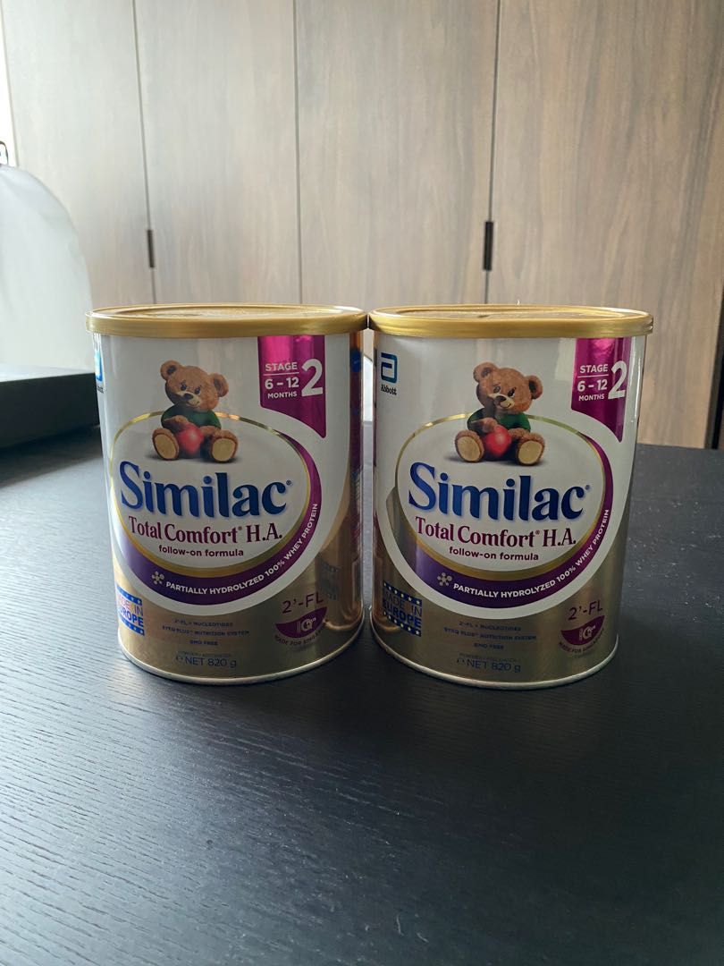 Similac Total Comfort Stage 2 (2 tins), Babies & Kids, Nursing ...
