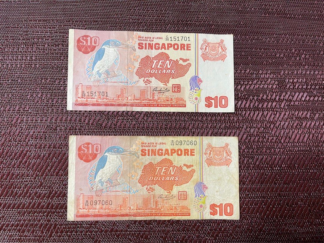 Singapore Old and New Notes, Hobbies & Toys, Memorabilia & Collectibles ...