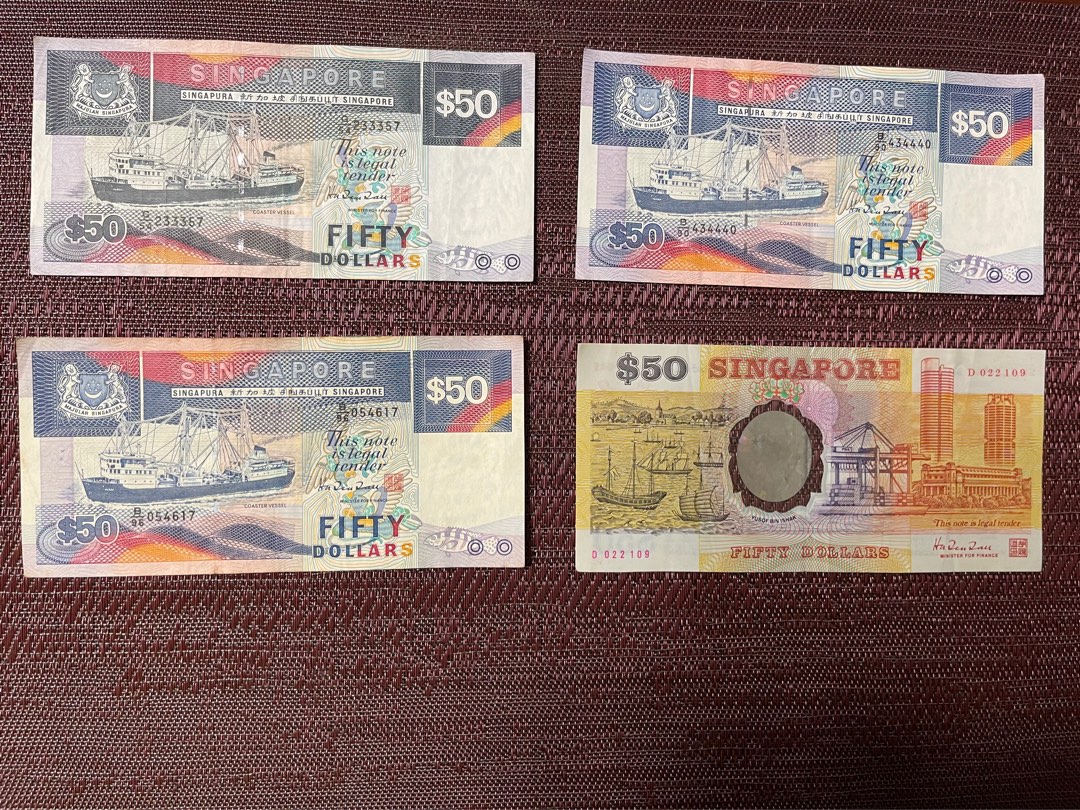 Singapore Old and New Notes, Hobbies & Toys, Memorabilia & Collectibles ...