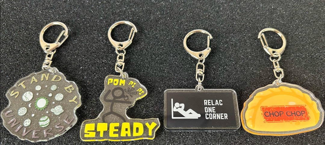 Singapore Slang Acrylic Keychains, Hobbies & Toys, Toys & Games on ...