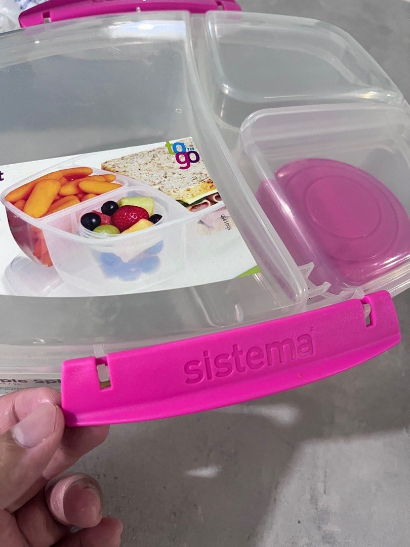 Sistema Triple Split Container, Furniture & Home Living, Kitchenware ...