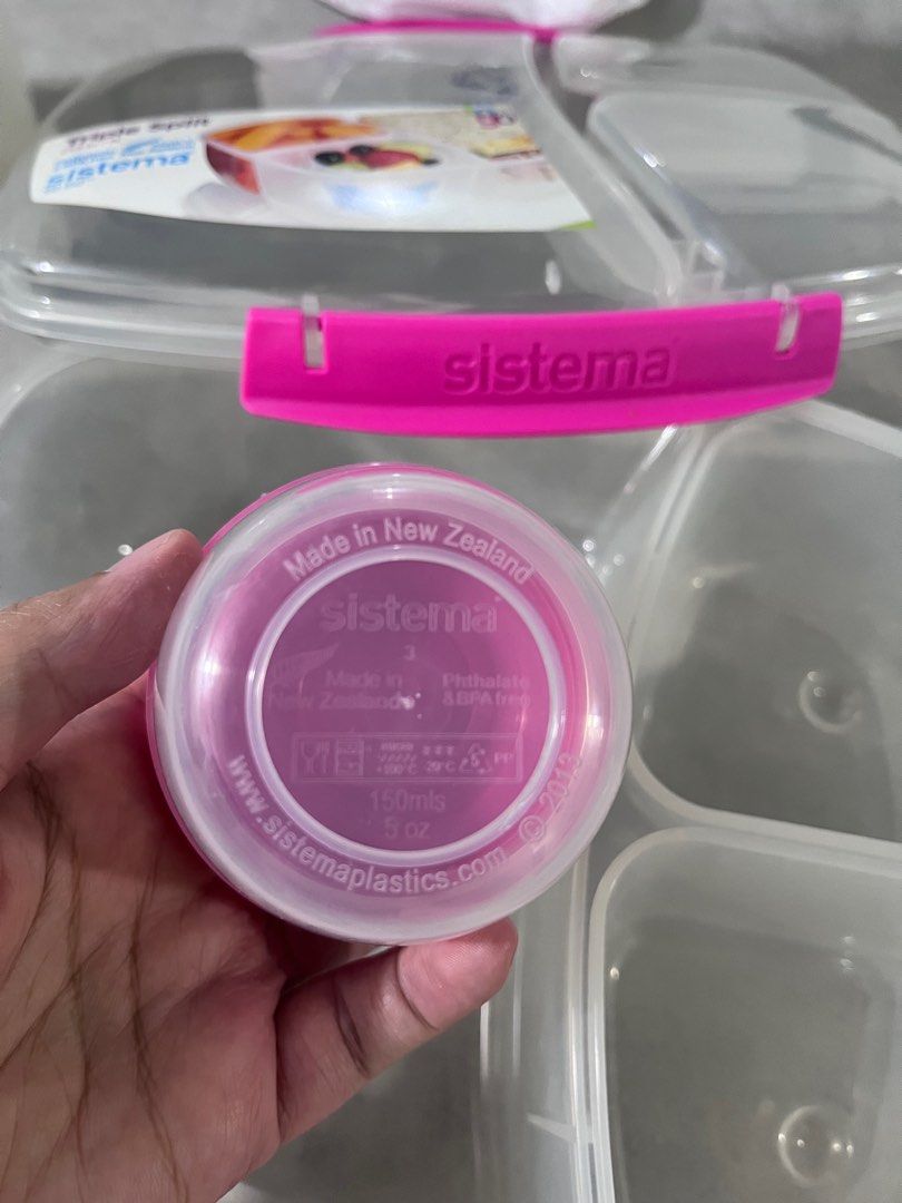 Sistema Triple Split Container, Furniture & Home Living, Kitchenware ...