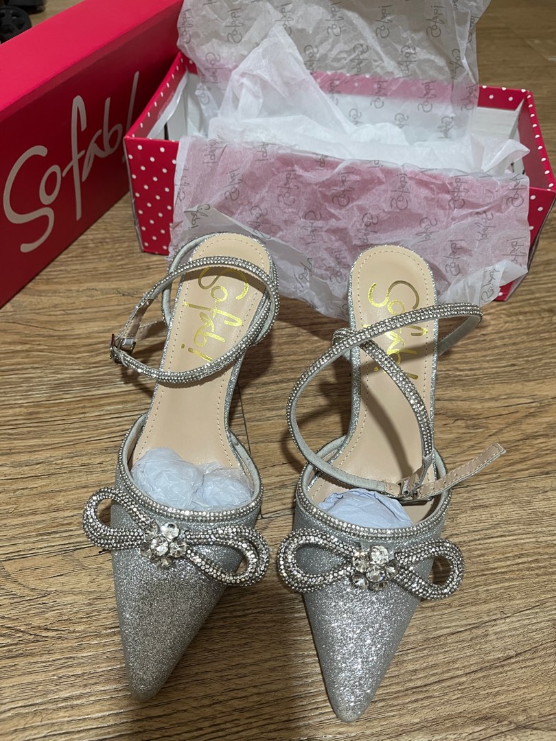 So Fab! Bernard Heels in Silver on Carousell