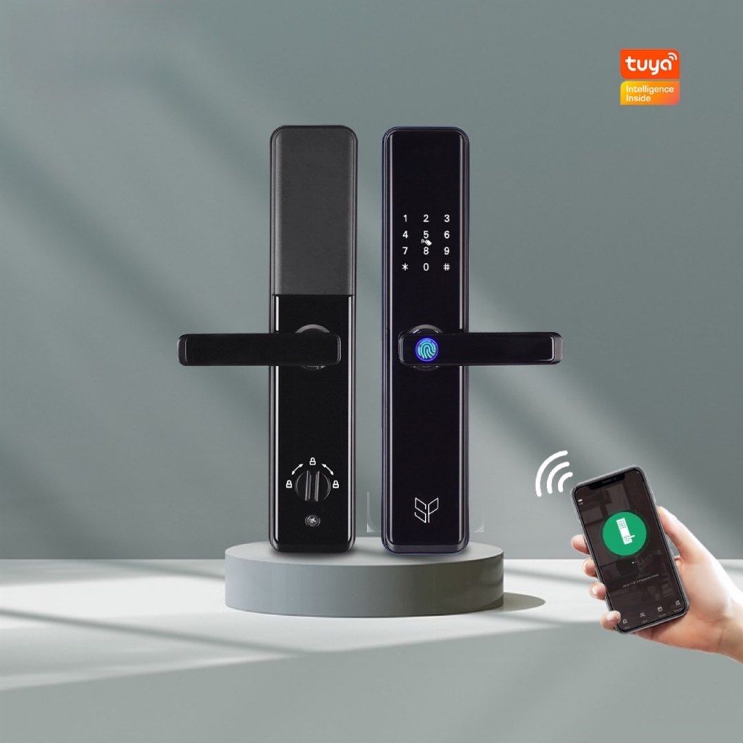 SP-45W digital door lock with wifi enable, Furniture & Home Living ...