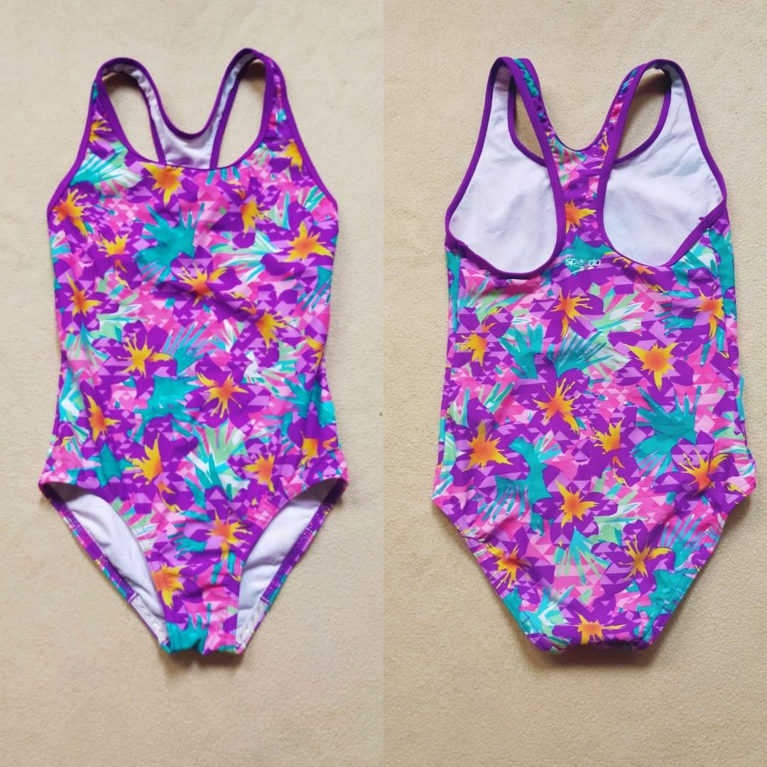 SPEEDO GIRL'S ONE PIECE RACERBACK SWIMSUIT on Carousell