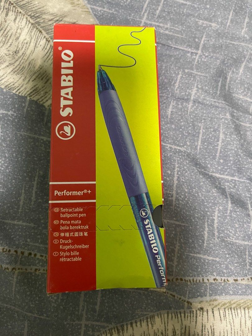 Stabilo Peformer plus black ink pen, Hobbies & Toys, Stationery & Craft ...