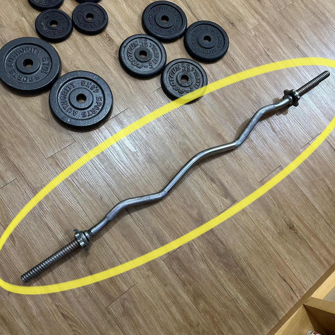 STANDARD EZ CURL BAR on Carousell