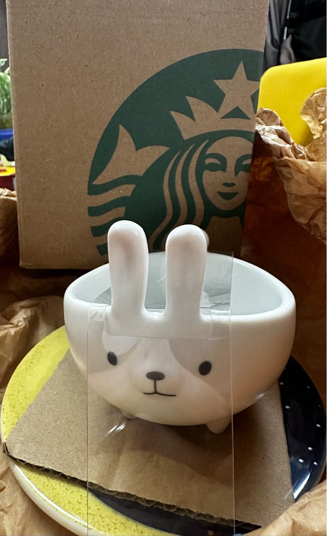 Starbucks mid autumn rabbit cup, Furniture & Home Living, Kitchenware ...
