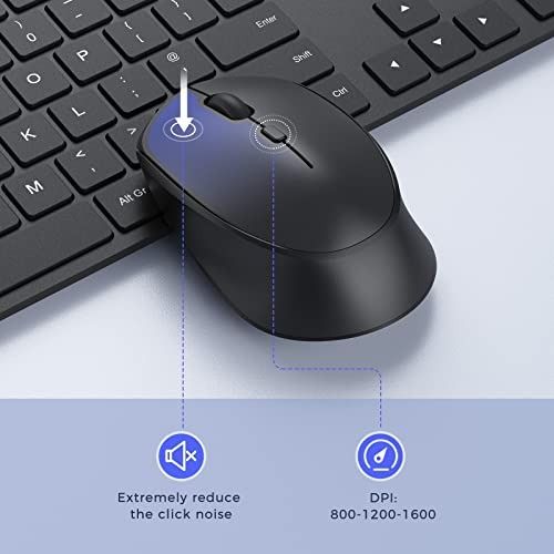 [Stockist.SG] Wireless Keyboard and Mouse Combo,seenda Slim Thin Full ...