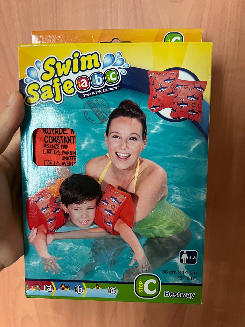 Swim safe arm floats type C, Babies & Kids, Babies & Kids Fashion on Carousell