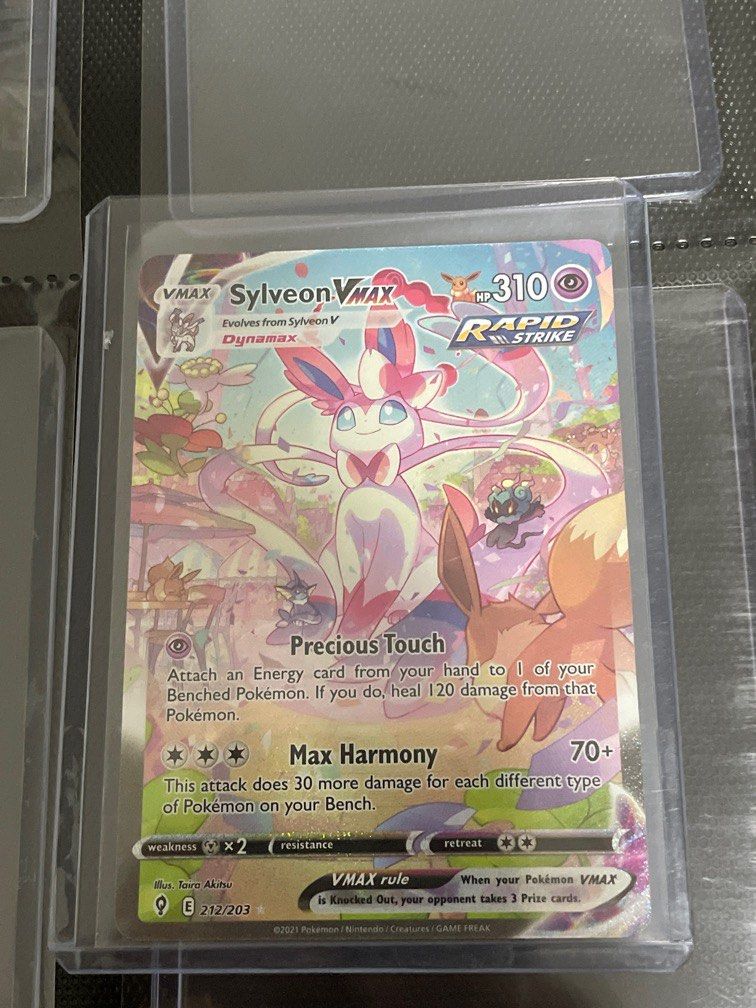 Sylveon vmax, Hobbies & Toys, Toys & Games on Carousell