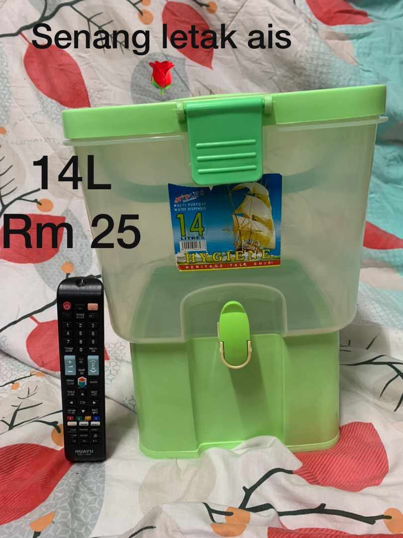 Tempat letak Air 14L besar (letak ais batu besar pon muat), Food ...