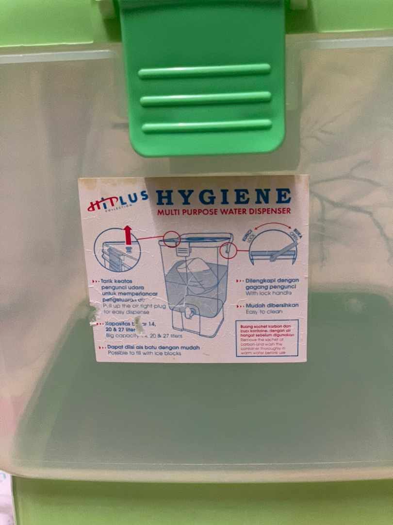 Tempat letak Air 14L besar (letak ais batu besar pon muat), Food ...