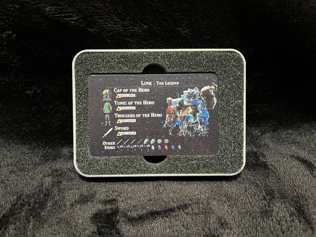The Legend of Zelda Tears of the Kingdom Switch Amiibo NFC Linkage Card ...