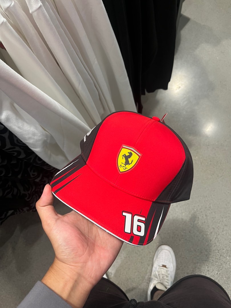 Topi Scuderia Ferarri F1 Charles Leclerc Driver Cap 2023 Brand New Puma ...