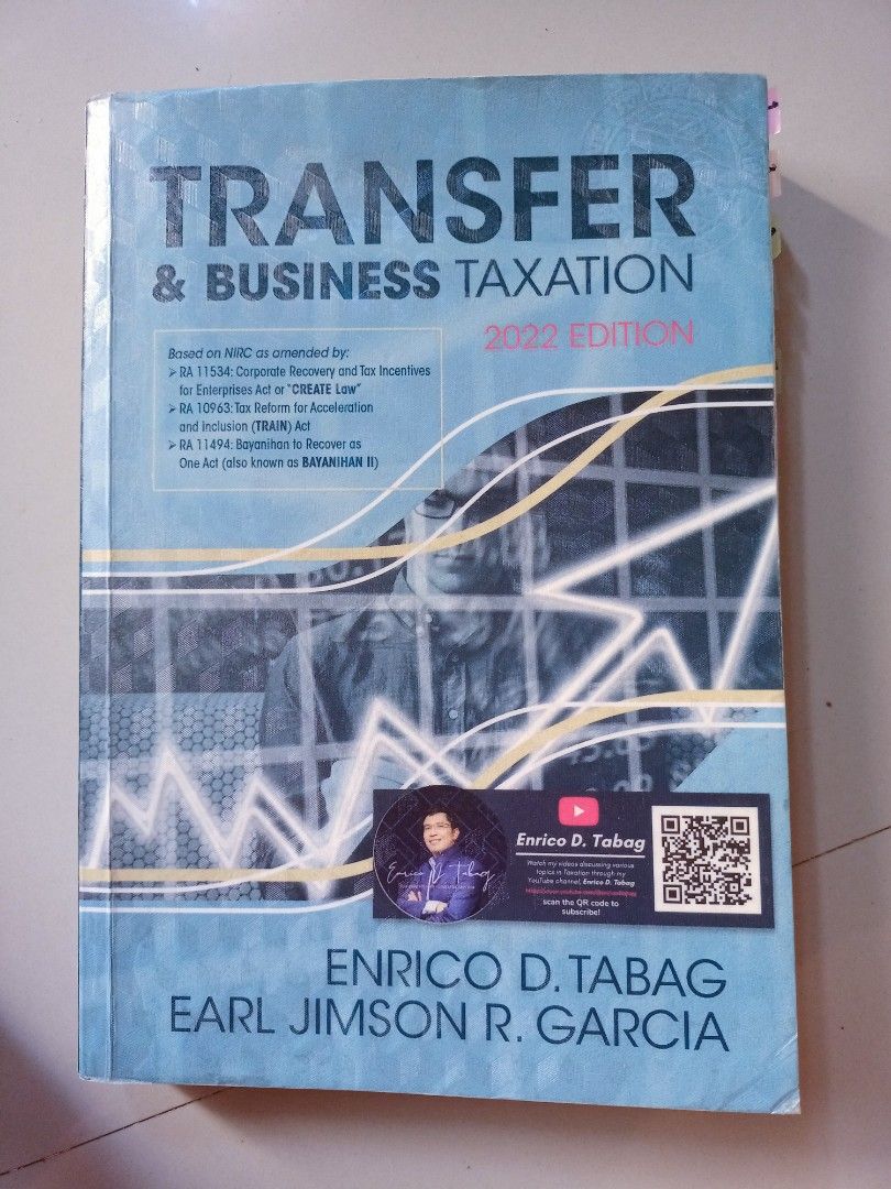 Transfer and Business Tax by Tabag 2022, Hobbies & Toys, Books ...