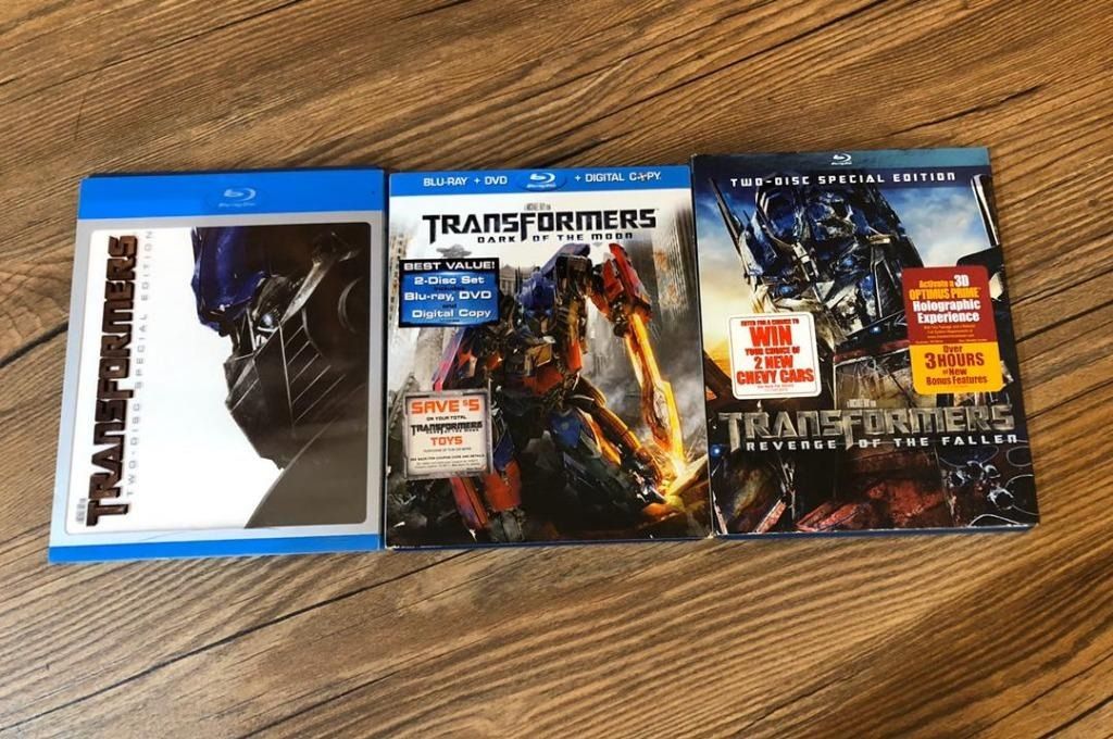 TRANSFORMER TRILOGY 1,2,3 AUTHENTIC BLU-RAY, TV & Home Appliances, TV ...