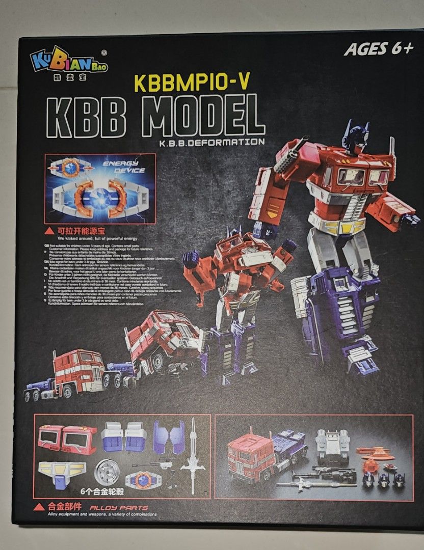 Transformers Optimus Prime resized MP04 voyager misb, Hobbies & Toys ...