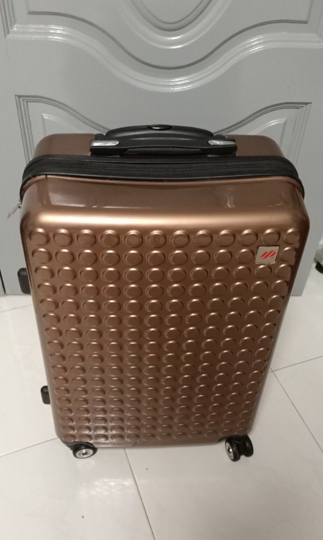 TSA Lock Luggage Bronze Colour Wheeler, Hobbies & Toys, Travel, Luggage ...