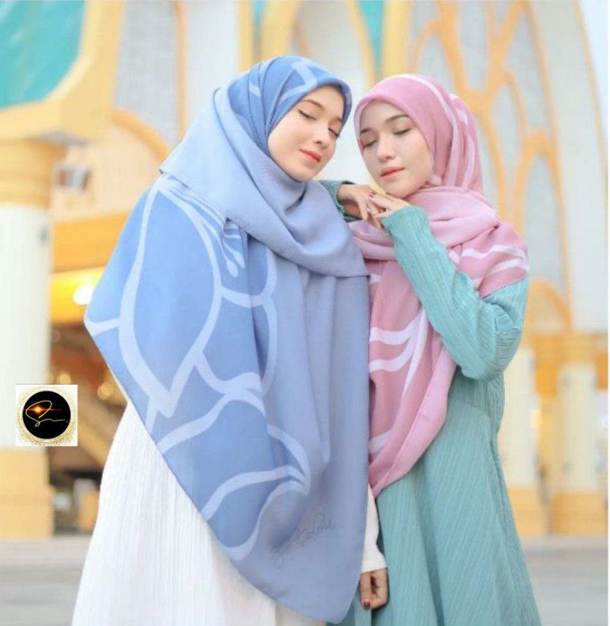 Tudung Labuh Bawal (square) Cotton Alunan Bidang 60', Women's Fashion ...