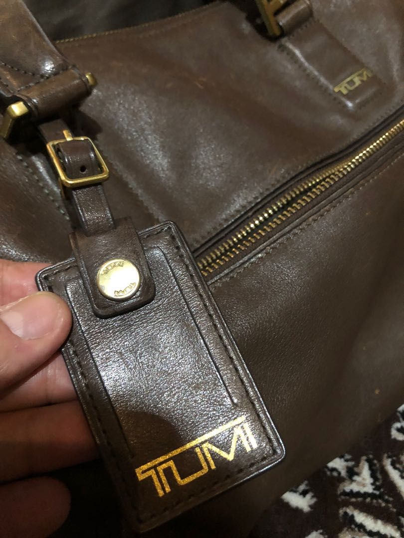 Tumi full leather - Indiana Jones, Luxury, Bags & Wallets on Carousell