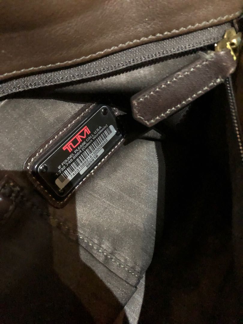 Tumi full leather - Indiana Jones, Luxury, Bags & Wallets on Carousell