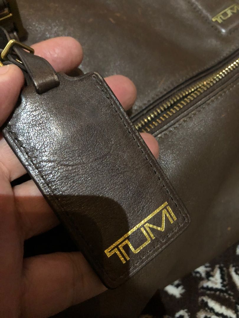 Tumi full leather - Indiana Jones, Luxury, Bags & Wallets on Carousell