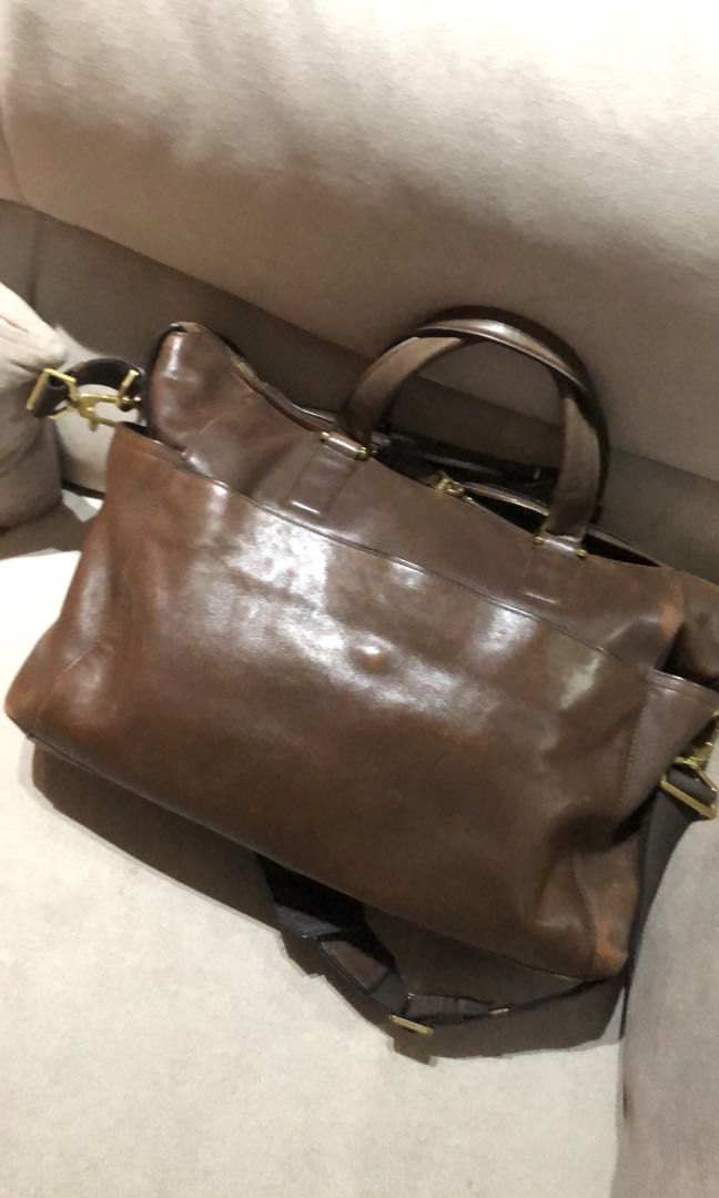 Tumi full leather - Indiana Jones, Luxury, Bags & Wallets on Carousell