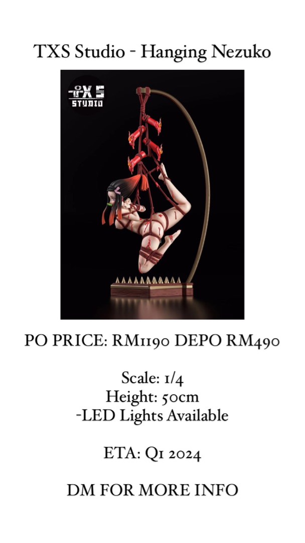 TXS Studio - Hanging Nezuko, Hobbies & Toys, Toys & Games on Carousell