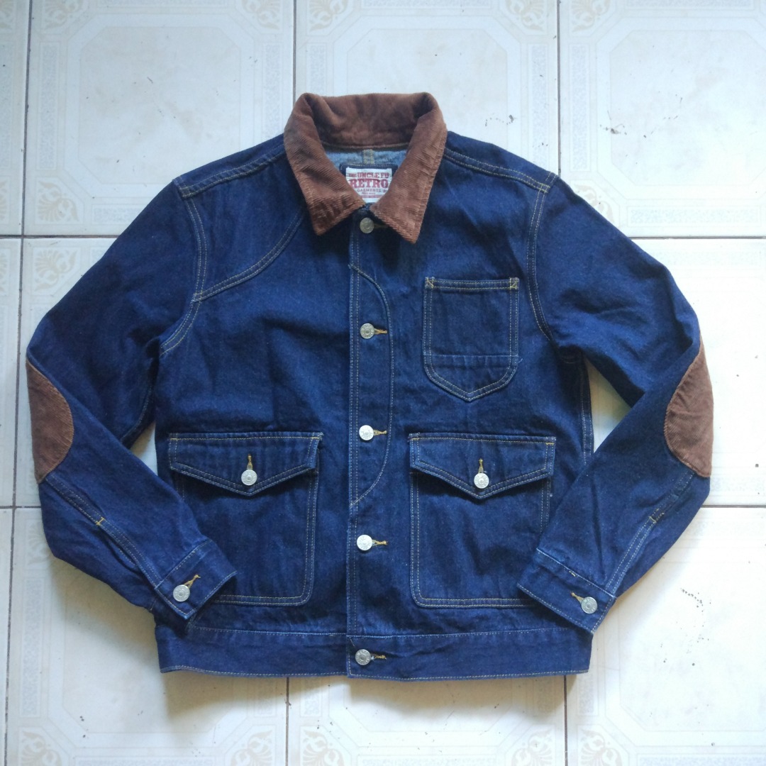 Uncle Fu Denim Chore Jacket S on Carousell