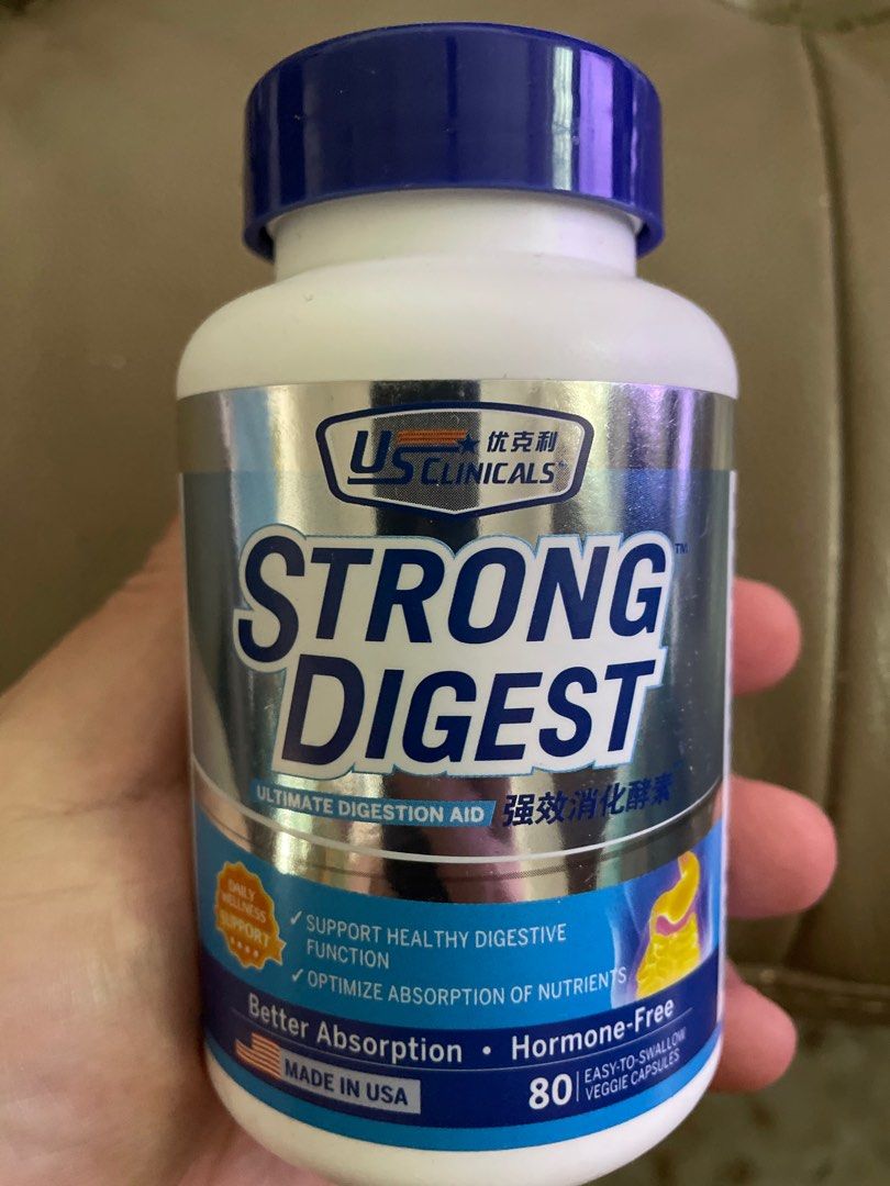 US Clinicals Strong Digest, Health & Nutrition, Health Supplements ...