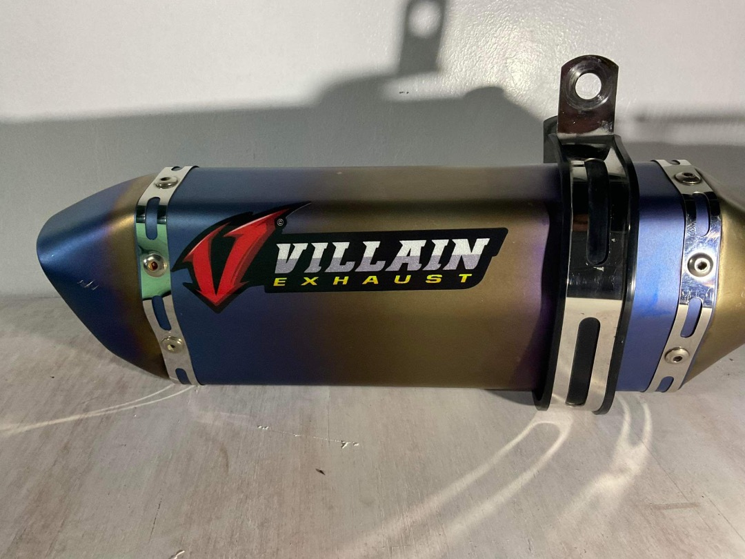 villain exhaust pipe titanium series 370 for Nmax v2. on Carousell