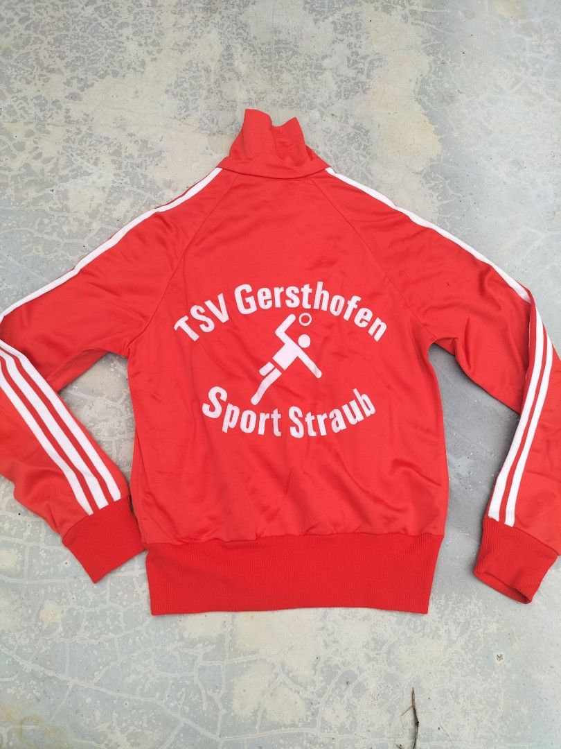 Vintage 70s Adidas Track Top Opti Zipper Denmark, Women's Fashion ...
