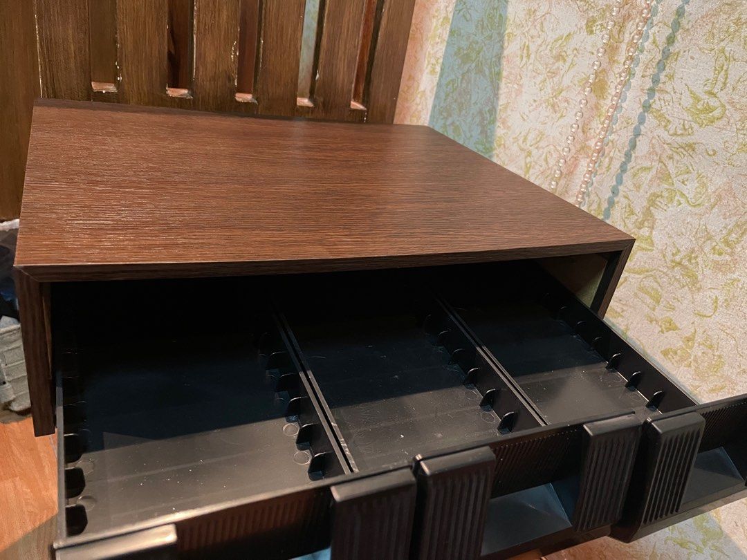 Vintage Cassette Rack (wood type) on Carousell