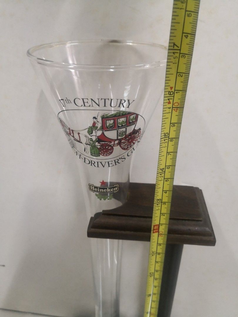 Vintage Heineken Half Yard With Wooden Stand., Hobbies & Toys ...