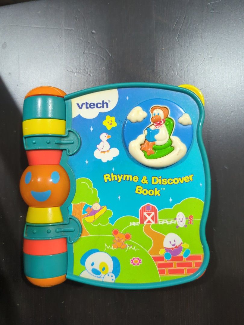 Vtech Rhyme & Discover Book, Babies & Kids, Infant Playtime on Carousell